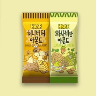 現貨🔥韓國 HBAF蜂蜜奶油/芥末杏仁果 30g | HBAF堅果 韓國HBAF杏仁果 韓國零食 韓國餅乾 | 蝦皮購物