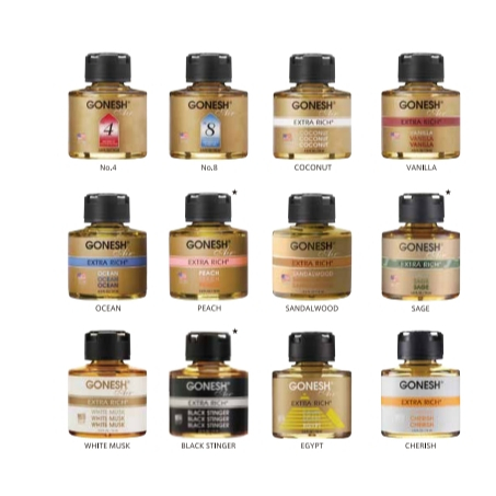 日本 GONESH 線香 空氣芳香罐 液體 (4號/8號/海洋/檀香/麝香/白麝香) 74ml 總代理 | 蝦皮購物