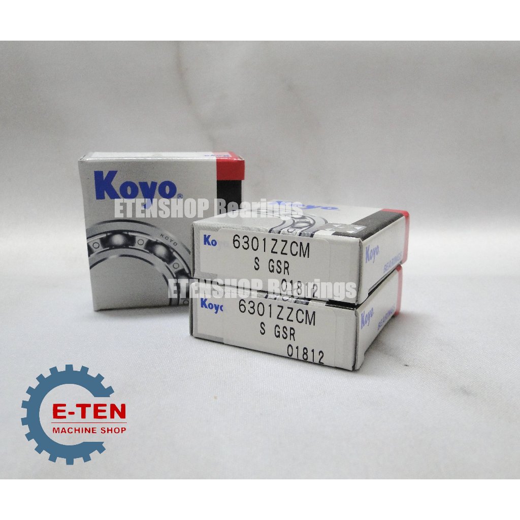 【培林達人】日牌Koyo原裝軸承，6301系列，12*37*12、12X37X12，專業、正品的供應者 | 蝦皮購物