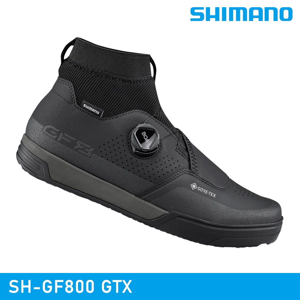 SHIMANO 平底極限運動自行車鞋 SH-GF800GTX (男款)｜黑色 (EU38~48) | 蝦皮購物