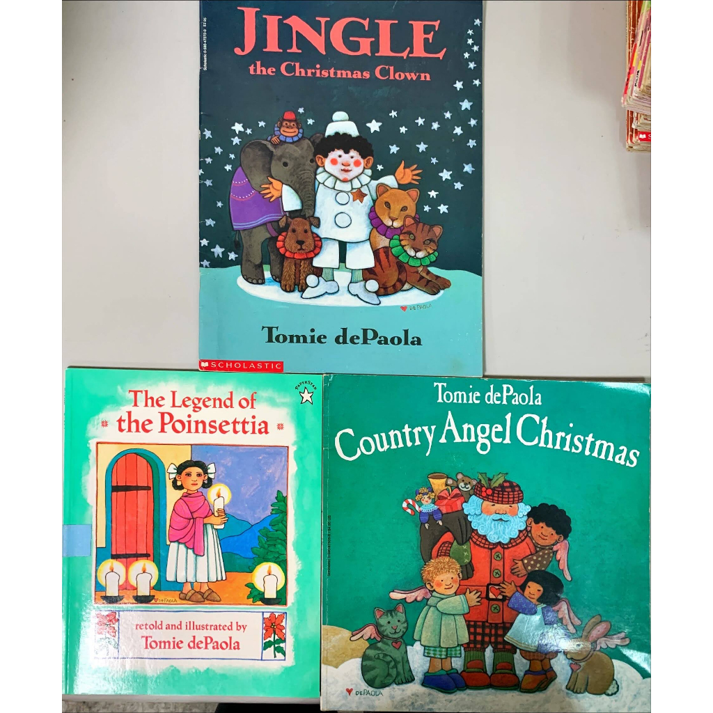 【本週二手系列書】知名作家Tomie dePaola#8:3 books Collection (-_K04H-) | 蝦皮購物