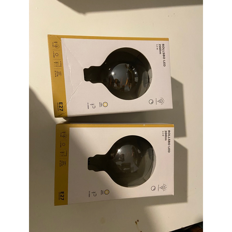 ikea rollsbo led燈泡e27燈頭1880k售出不退換僅試過燈泡 | 蝦皮購物