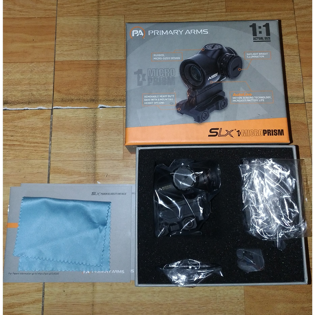 颱風部品:二手.美國Primary Arms SLx 1X MicroPrism ACSS Gen 2 稜鏡,非內紅點 | 蝦皮購物
