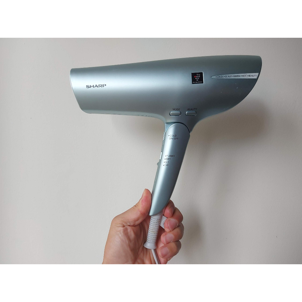 日本 SHARP IB-GP9 夏普自動除菌離子速乾吹風機 海軍藍 | 蝦皮購物