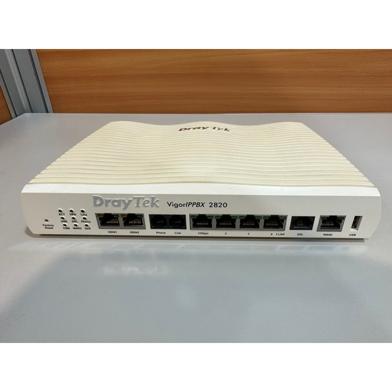 DRAYTEK VigorIPPBX 2820集成 IP-PBX 和 ADSL 路由器防火墙 SIP VOIP | 蝦皮購物