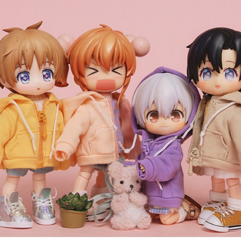 《現貨》【風閣】單色長版外套-ob11/黏土人/gcs/12分娃/娃褲/娃衣/衣服/外套/大衣/12分/連帽外套/娃服 | 蝦皮購物