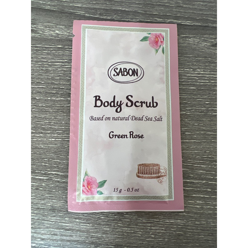 🪴 Sabon 以色列綠玫瑰身體磨砂膏15g | 蝦皮購物