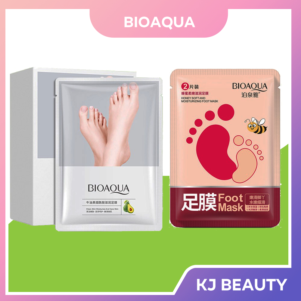 Bioaqua Honey Foot Mask Pinky Moisturizing Repairing gentle | 蝦皮購物