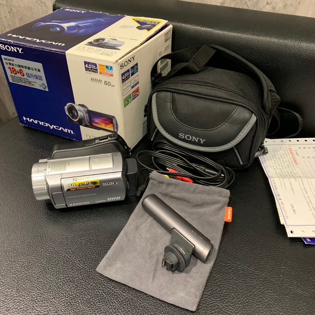 SONY 索尼 DCR-SR220 硬碟式數位攝影機 60GB+ECM-HGZ1指向麥克風 | 蝦皮購物