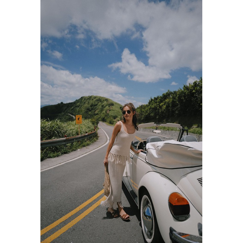 Squarebear Miami Vice Crochet Knit Set 二手(M) | 蝦皮購物