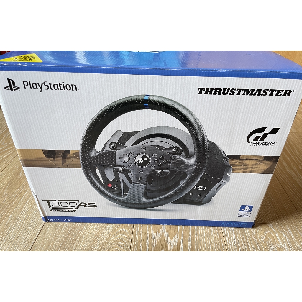 (極新) Thrustmaster 圖馬斯特 T300RS GT 力回饋方向盤 含踏板 (附原包裝) | 蝦皮購物