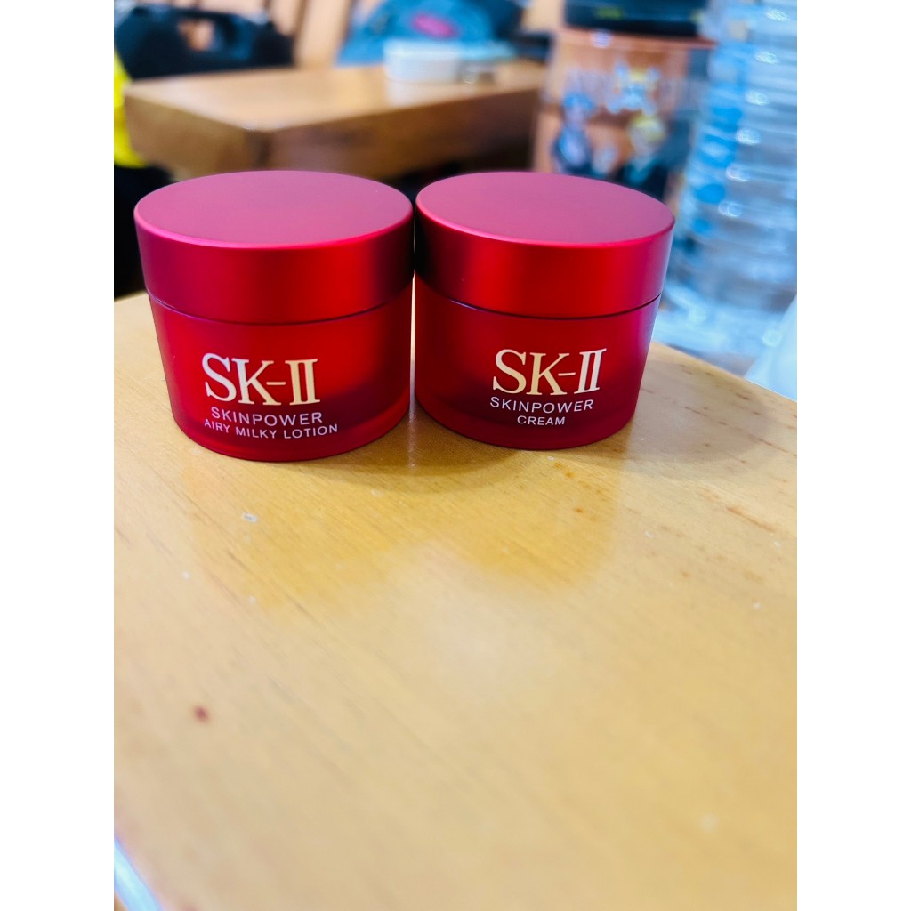 SK-II 肌活能量活膚霜 15ML 輕盈版 滋潤版 各10個 | 蝦皮購物