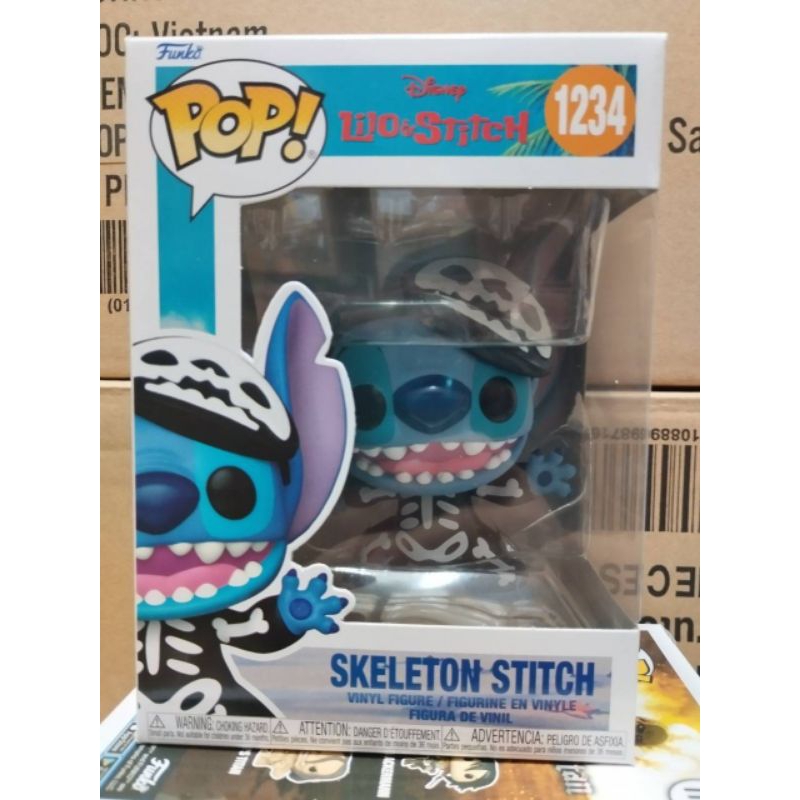 咪恩本舖 FUNKO POP 正版 1234 史迪奇 萬聖節 骷髏裝 星際寶貝 迪士尼 系列 | 蝦皮購物