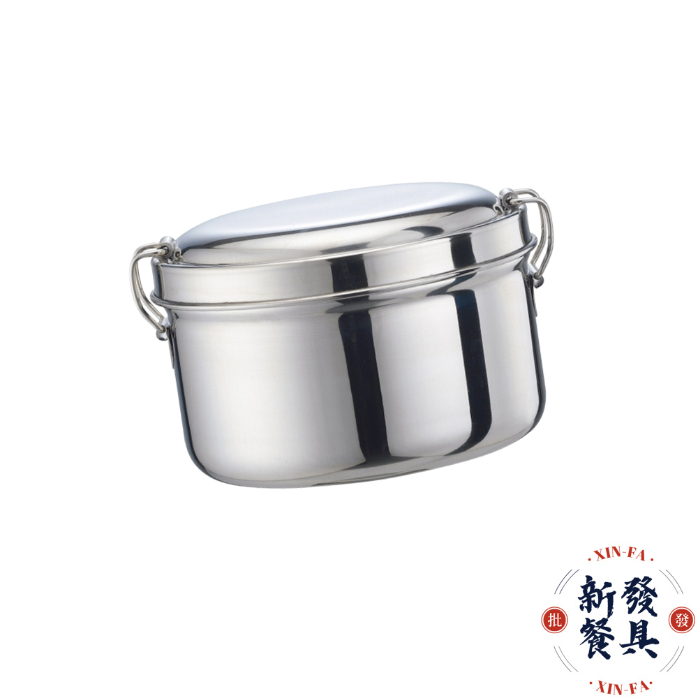 Miyaco 304不銹鋼雙層圓形便當盒【新發餐具】304飯盒 米雅可 便當盒 餐盒 飯盒 304便當盒 304餐盒 | 蝦皮購物