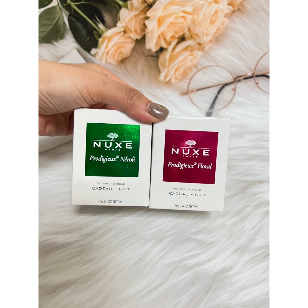 台灣公司貨! 特價現貨!NUXE 巴黎歐樹全效香氛蠟燭 70G 花香/植萃 兩款可選 | 蝦皮購物