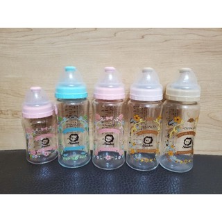 二手 小獅王Simba 辛巴 蘿蔓晶鑽寬口玻璃奶瓶 270mL 180mL | 蝦皮購物