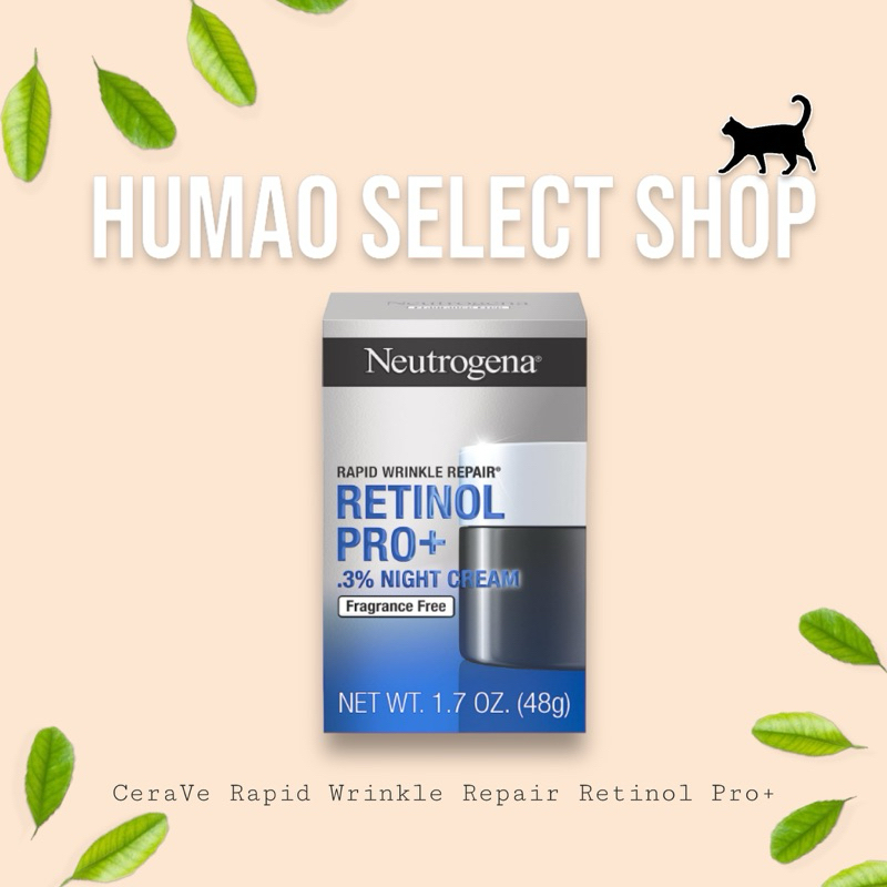 【現貨】露得清 Rapid Wrinkle Repair Retinol Pro+ 抗皺晚霜無香48g / 眼霜 14g | 蝦皮購物
