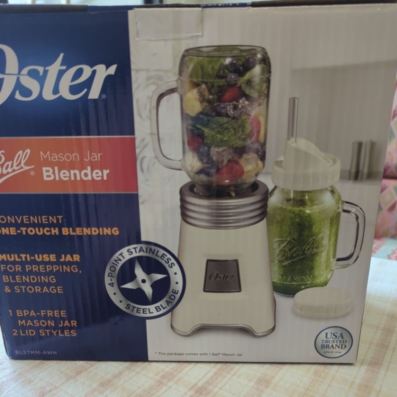 全新 oster ball經典隨鮮瓶果汁機白色 BLSTMM-AWH-082 | 蝦皮購物