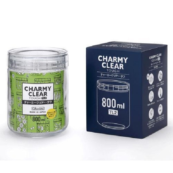 【CHARMY CLEAR】日本製 800ml 星硝玻璃廣口密封罐 | 蝦皮購物