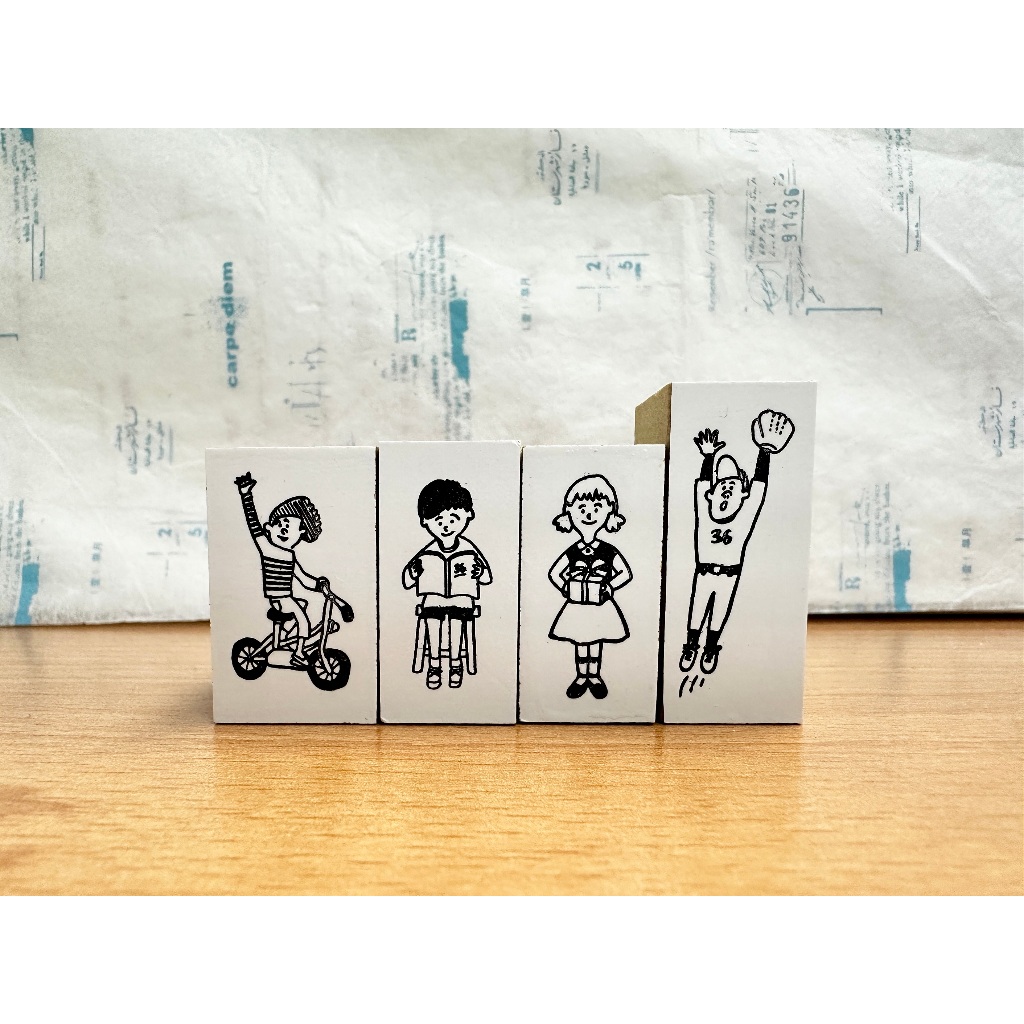 【午後文房具】36 Sublo×ほしのしほ 日本原創全新小孩印章 印章文具 手帳好朋友 | 蝦皮購物