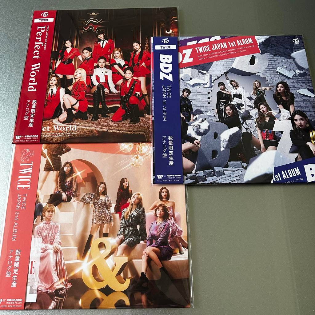 TWICE - BDZ + &Twice + Perfect World 日本限定專輯黑膠/透明彩膠 | 蝦皮購物