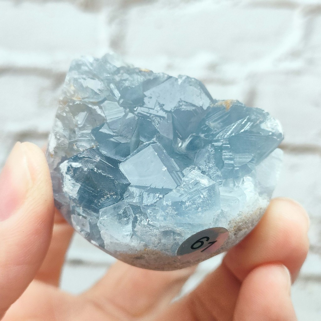 [硯嵐水晶 YL Crystal]天青石原礦(Celestine)原礦 溝通協調 內在平靜 平衡喉輪 情緒釋放 | 蝦皮購物