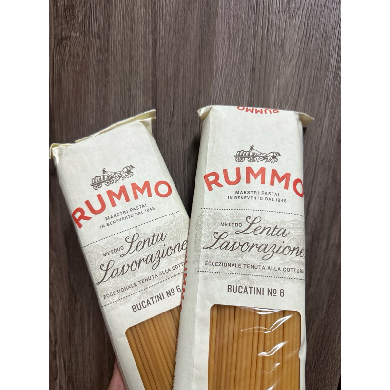 路莫 Rummo Linguine No.13 長型扁麵/Bucatini N.6 500g 吸管麵 義大利麵 | 蝦皮購物