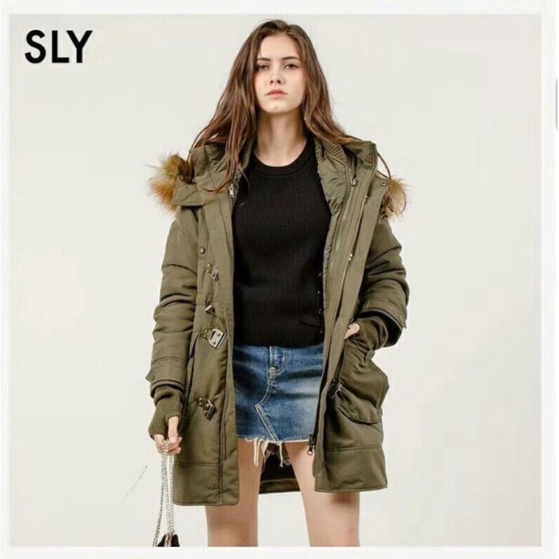 日本購入 SLY N3B 長版 雙層連帽軍裝外套/大衣 | 蝦皮購物