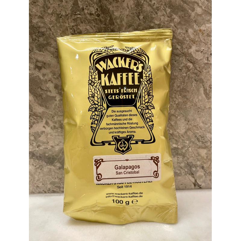Wacker's Kaffee 德國法蘭克福百年歷史咖啡 咖啡豆100g | 蝦皮購物