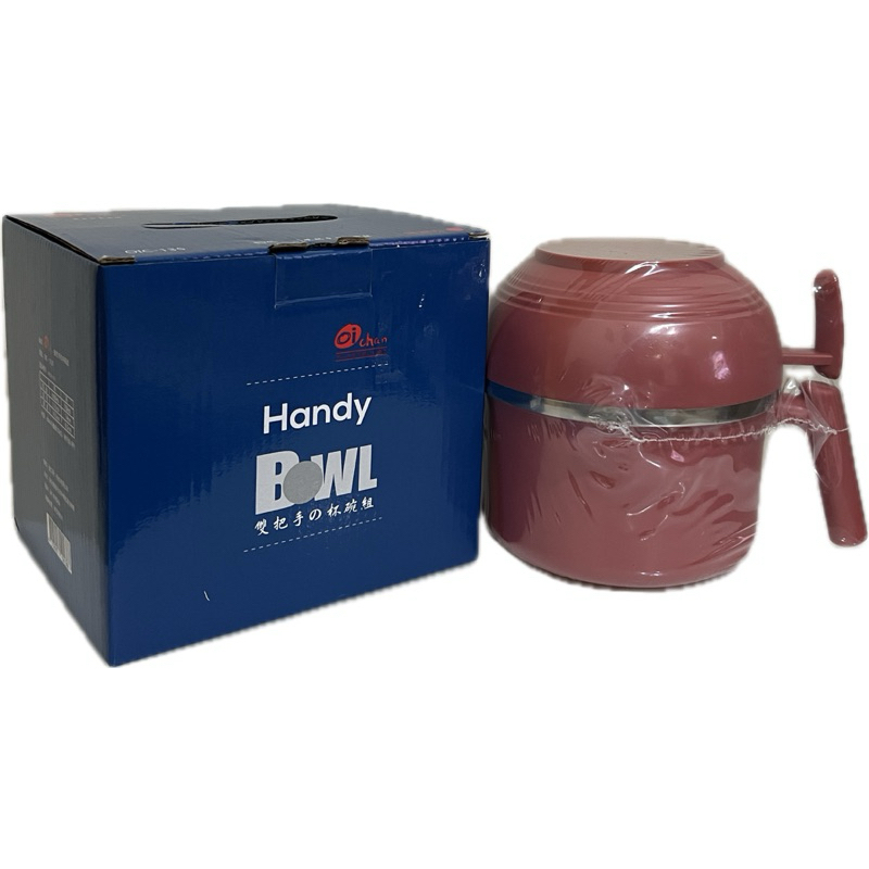 [咪嚕家尋寶]全新 日本Oichan 雙把手杯碗組OIC-135 珊瑚紅色 #304不鏽鋼#食品級PP原料 | 蝦皮購物
