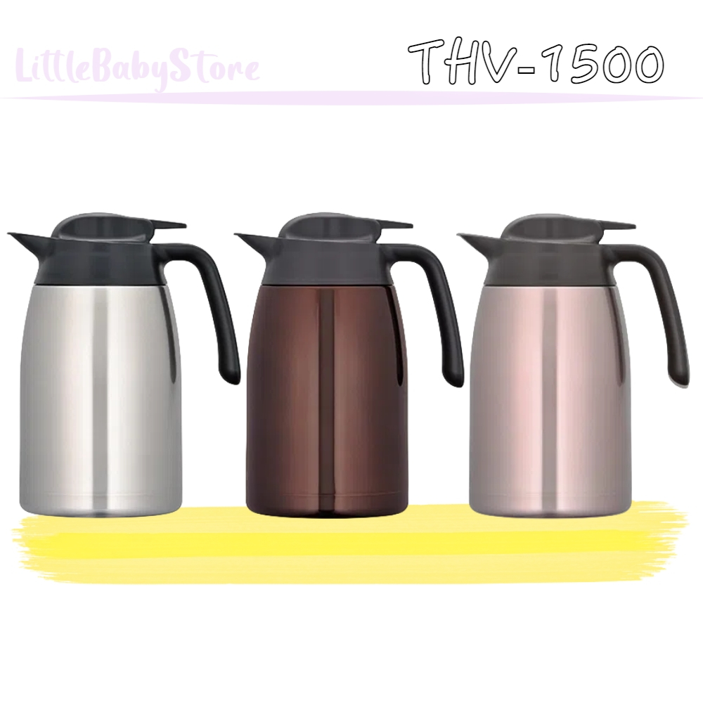 LittleBabyStore-THERMOS膳魔師 按壓式不鏽鋼壺保溫壺保溫瓶THV-1500/THX-1500輕量型 | 蝦皮購物