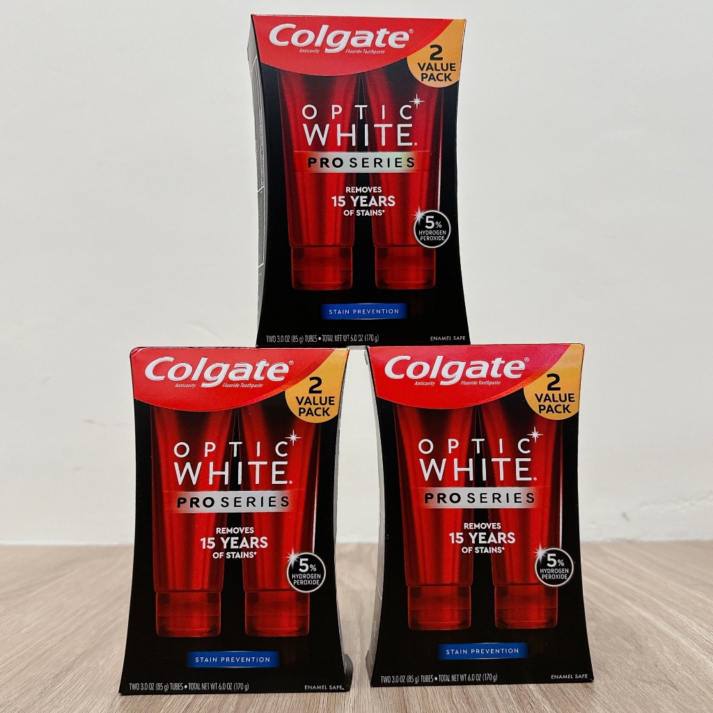 全新// 美國購入 Colgate高露潔 Optic White Pro 5%美白牙膏 兩入組 Dr.Grace 推薦 | 蝦皮購物