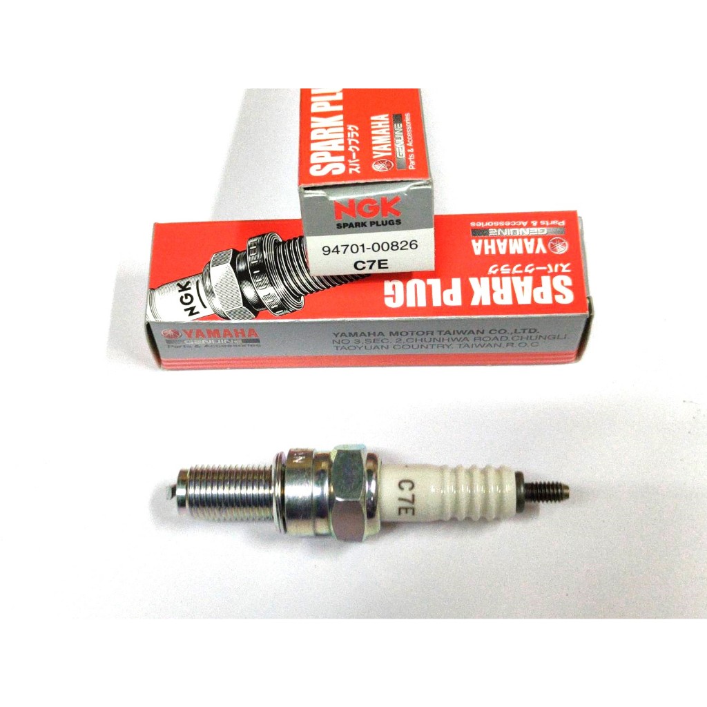 YAMAHA 原廠 VINO 車玩 馬車 頂級迅光 迅光 風光 新風光 勁風光125 火星塞 長牙 化油 NGK C7E | 蝦皮購物