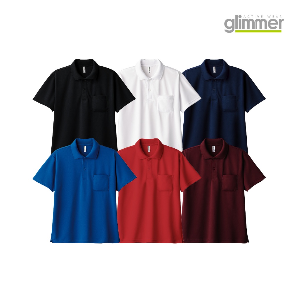 [免運] 日本 glimmer 4.4oz 330 AVP 抗UV機能口袋POLO衫【FUTURE】 | 蝦皮購物