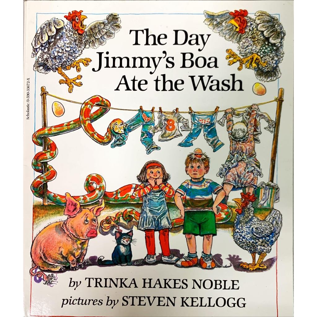 【本週二手系列書】The Day Jimm's Boa Ate The Wash(-_K001-) | 蝦皮購物