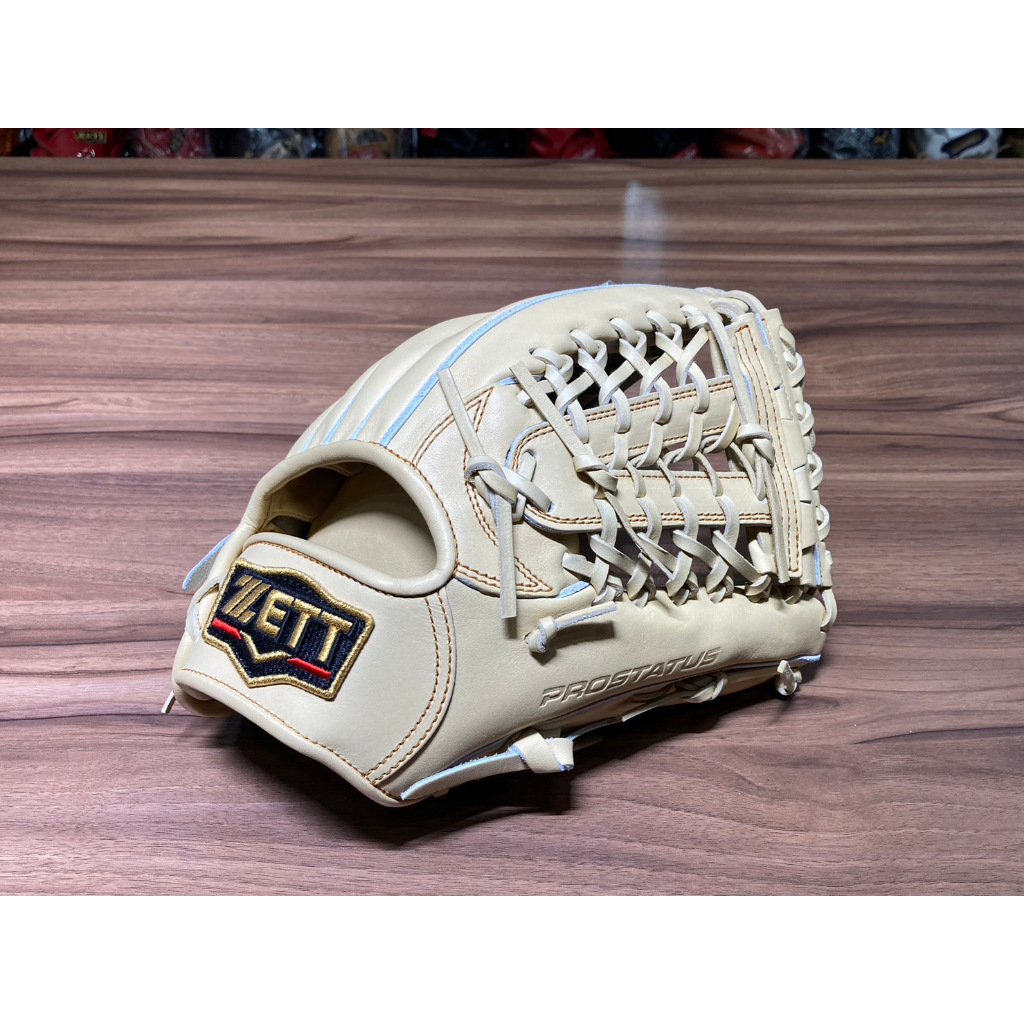 【熱火體育】ZETT 日本進口 Prostatus 頂級硬式 接球手套 關節T網 奶油 BPROG680 3200 | 蝦皮購物