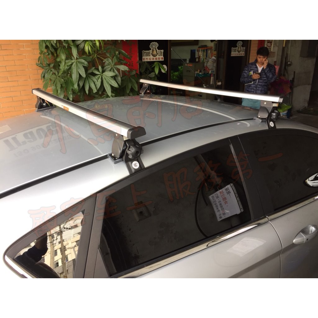 【小鳥的店】福特 fiesta 快克 橫桿 車頂架 行李架 附認證 Travel Life | 蝦皮購物