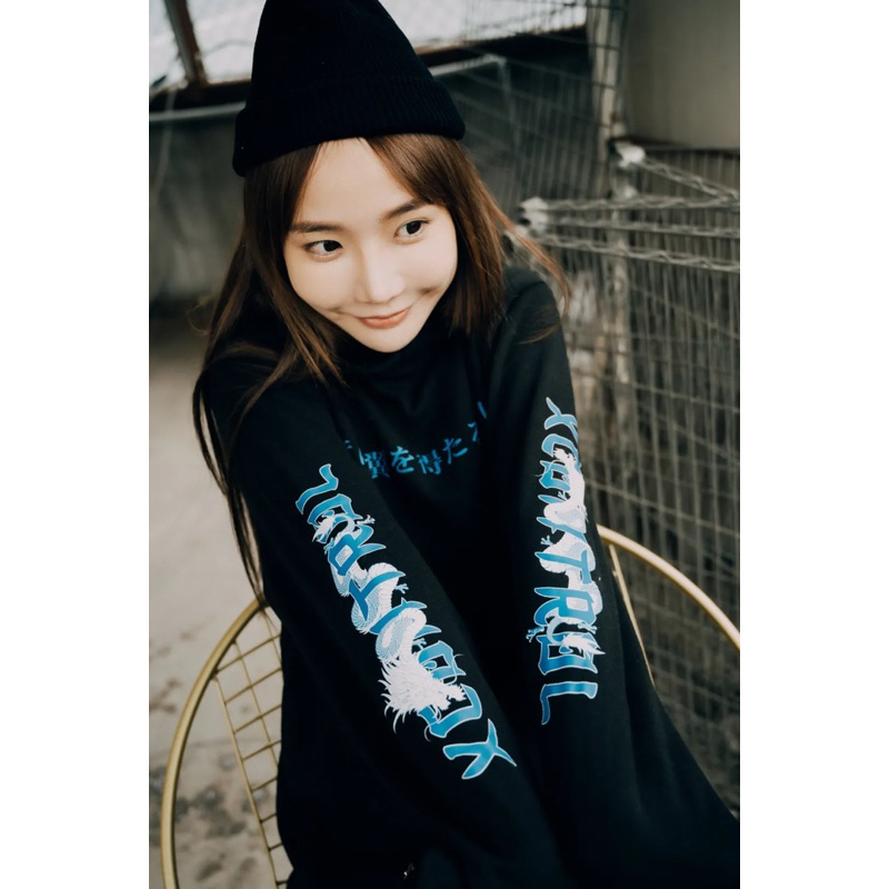 XCTRL.116 青花瓷龍帽T-黑 | 蝦皮購物