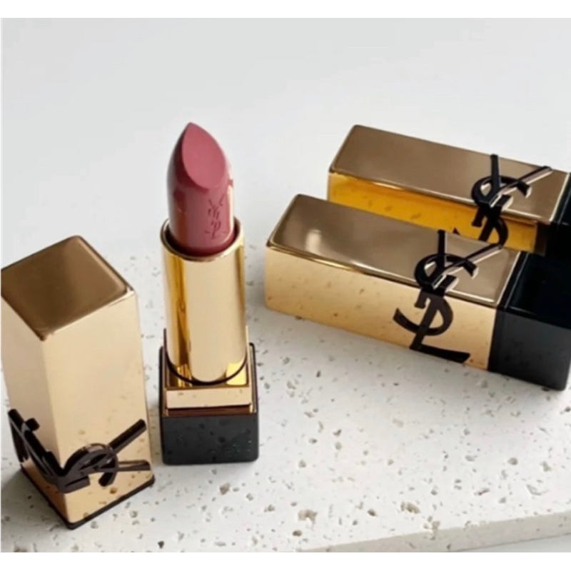 YSL 奢華緞面唇膏 #NM赤裸繆思 #N1 裸粉玫瑰 #N5 精巧版 1.3g 2026/04 台灣專櫃中文標 | 蝦皮購物