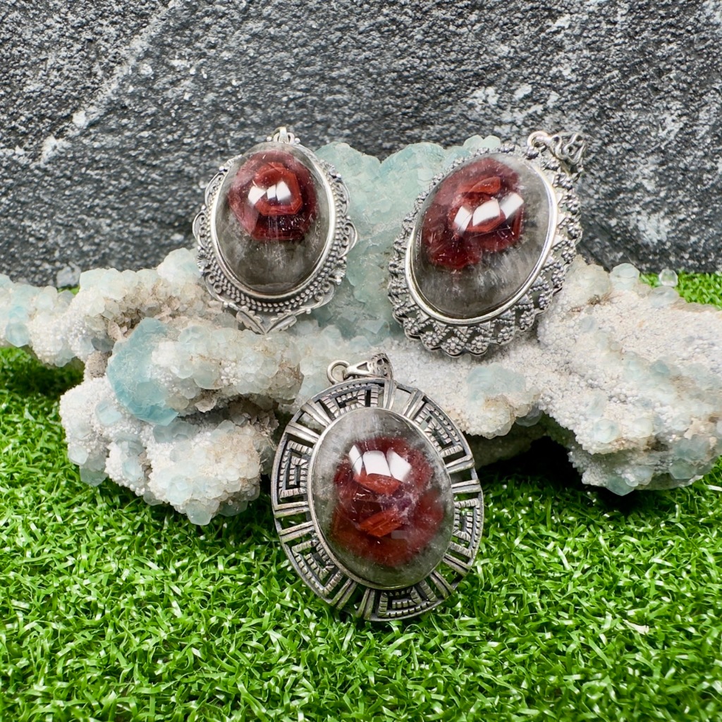 【水晶晶的窩】精品 天眼 紅頭 極光23 S925銀 復古款 吊墜 項鍊 水晶 | 蝦皮購物