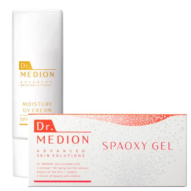 Dr. MEDION美的顏 敏感・乾燥肌洗卸防曬組 SPAOXY碳酸凝膠面膜(3入)+水潤UV防護乳 日本直送 日本官方 | 蝦皮購物