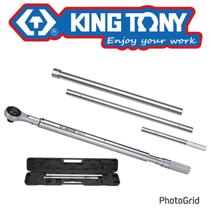 {JSL} KING TONY 34862-3CF 1" DR. 雙刻度雙向超長型扭力扳手(英呎磅 & 牛頓米) | 蝦皮購物