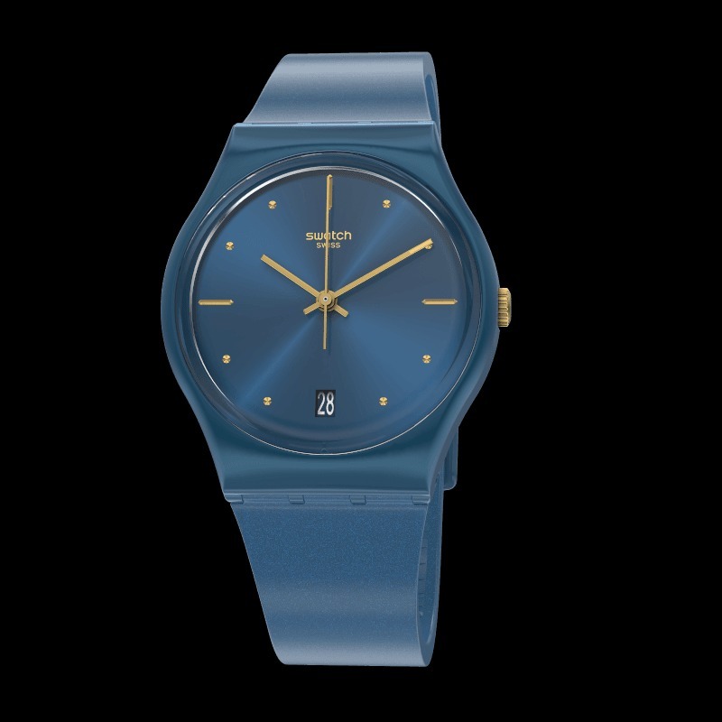 []錶子$行頭[] SWATCH 瑞士錶 Gent 原創 手錶PEARLYBLUE - (GN417) | 蝦皮購物