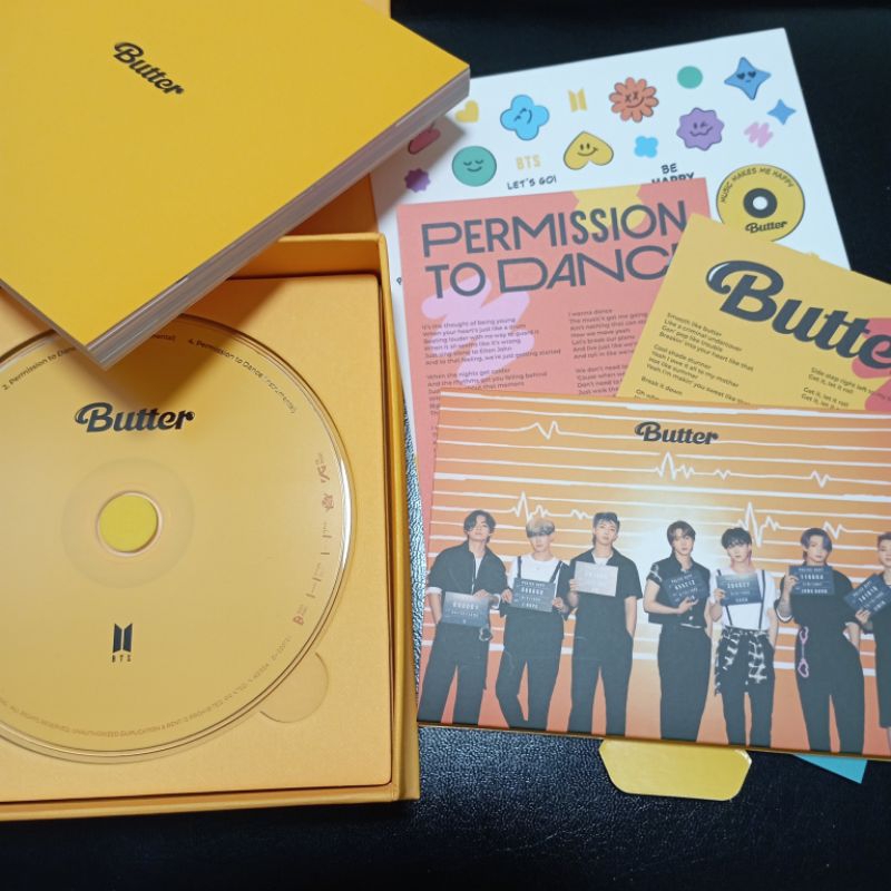 BTS Butter Album Cream & Peach Version (BTS 奶油專輯 - 奶油色和桃色版本) | 蝦皮購物