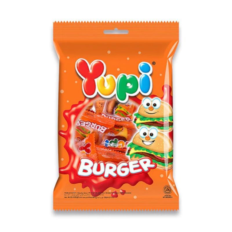 Yupi 呦皮 漢堡軟糖 QQ糖 84g 異國零食 糖果 餅乾 零嘴 | 蝦皮購物