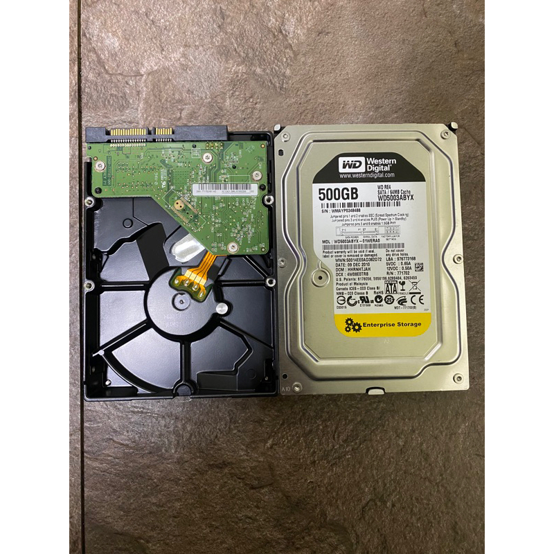 500GB WD 黑標 WD5003ABYX .64MB SATA 3.5吋硬碟 | 蝦皮購物