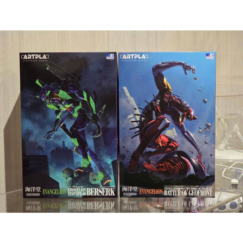 全新未拆 KAIYODO 海洋堂 Artpla Eva 初號機 暴走 二號機 貳號機 獸化第2型態 血戰 組裝模型 | 蝦皮購物