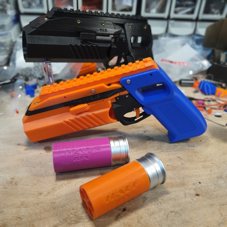 NERF 軟彈 發射器 40MAX 40mm 榴彈 3D列印 | 蝦皮購物