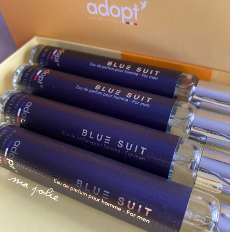 《啾咪小鋪》法國🇫🇷愛朵 adopt’ Blue suit 法式紳藍 淡香精 30ml | 蝦皮購物