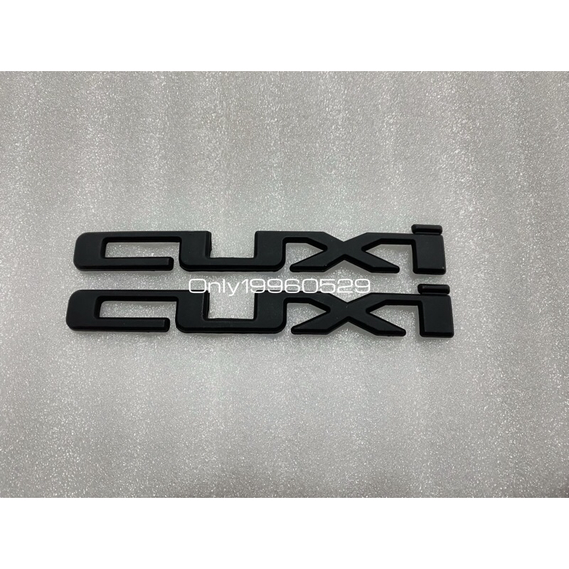 消光黑 黑化 cuxi 100 logo cuxi100 立體 標誌 貼紙 車標 含背膠 一組 極黑 車身標誌 改裝 | 蝦皮購物
